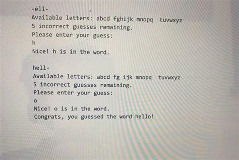 Solved Overview And Requirements Write A Hangman Program If
