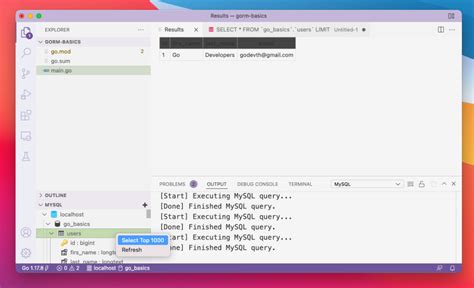 การใช้ Gorm กับ Mysql Go Developers