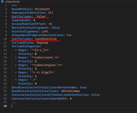 Clang Format Duplicate Mapping Key SortIncludes Issue 663