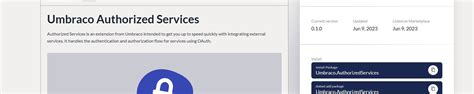 Introducing Umbraco Authorized Services
