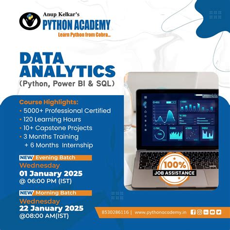 Python 🚀 Boost Your Career With Data Analytics At Anup Kelkars