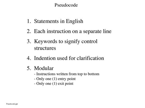 each instruction on a separate line ppt download