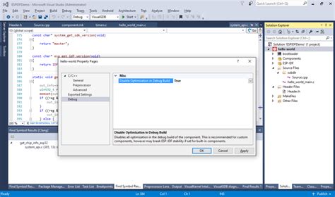 Creating Advanced ESP Projects With ESP IDF VisualGDB Tutorials