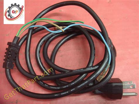 Xerox Xrx 8x Crosscut Paper Shredder Genuine Oem Main Power Cord Cable Ebay