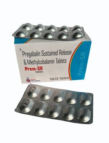 Prem Sr Pregabalin Sustained Release And Methylcobalamin Tablet At ₹ 2250 Box In Barwala