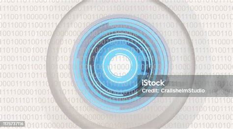 로봇 눈 인공 지능 이진 데이터 시각화 기계 학습 또는 데이터 스캔 3d일러스트 눈 신체 부분에 대한 스톡 사진 및 기타 이미지 눈 신체 부분 컴퓨터 언어 0명