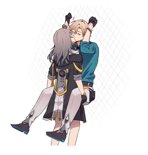 Trailblazer Stelle And Aventurine Honkai And More Drawn By Aykus Danbooru