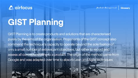 What Is Gist Planning Gist Planning Definition Components Faq