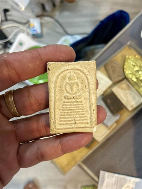 พระสมเด็จฝั่งตะกรุดสามดอก หลวงปู่เทียน วัดโบสถ์ ปทุมธานี Ennxo