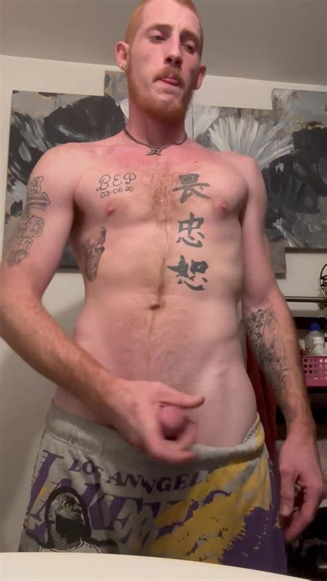 Sexy Ginger Redneck Jerks Cums Thisvid Com