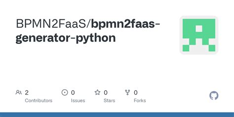 Github Bpmn2faasbpmn2faas Generator Python