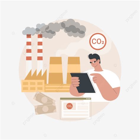Carbon Tax Vector Art Png Carbon Tax Credit Abstract Concept Vector