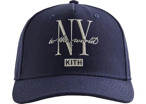 Kith Gwynn Pinch Crown Snapback Hat Nocturnal Mens Fw23 Us