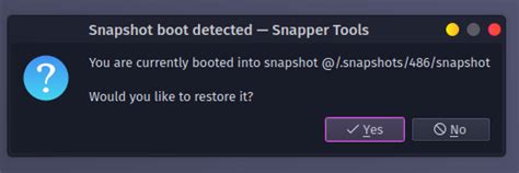 Cannot Manage Btrfs Snapshot Rollback Btrfs Assistant Garuda Linux