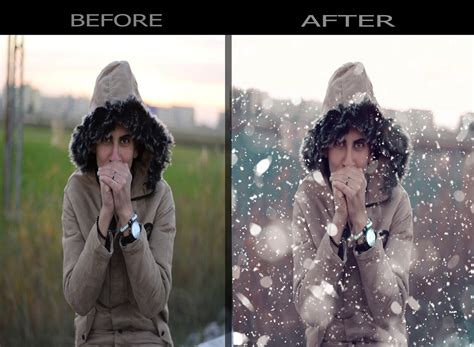 Snow Effect On Behance