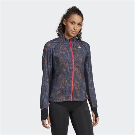 Adidas Fast Running Iteration Jacket Black Women S Running Adidas US