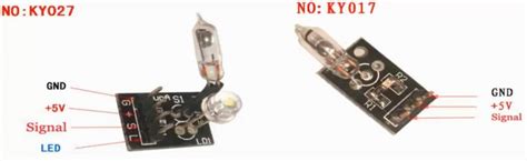 ky 017 mercury tilt sensor switch with arduino circuit diagram and code