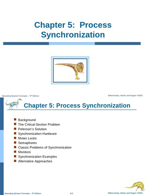 Os Chap 5 Slides Pdf Synchronization Computer Science