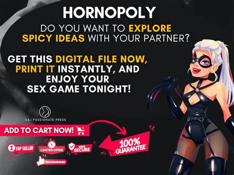 Hornopoly Printable Board Sex Game For Naughty Couples Etsy