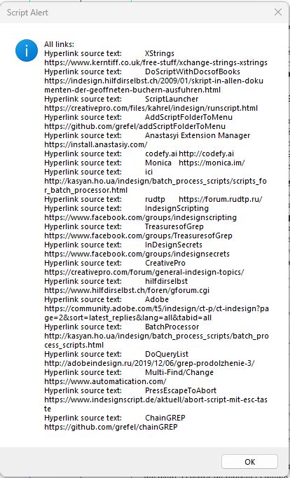 Solved Script To Extract Hyperlinks From Indesign File Wi Adobe