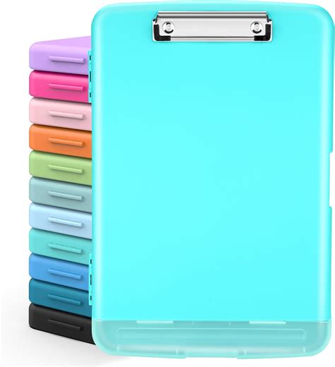 Sooez Clipboards With Storage High Capacity Clip Boards 85x11 With