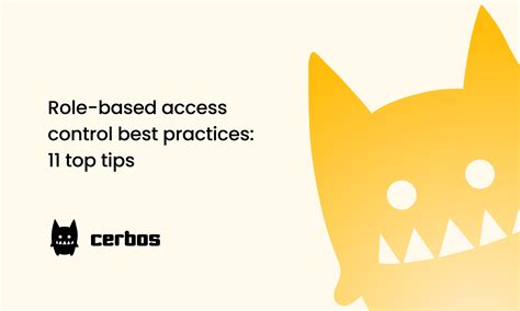 Role Based Access Control Best Practices 11 Top Tips Cerbos
