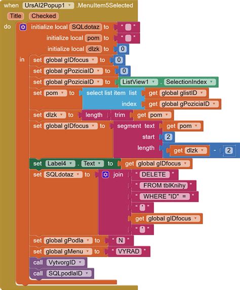 appinventor sqlite delete not working mit app inventor help mit app inventor community