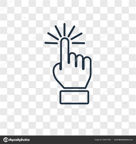 Select Icon Trendy Design Style Select Icon Isolated Transparent