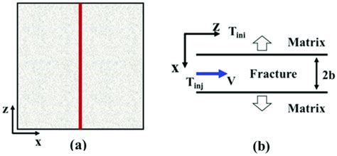 A Single Fracture Model Schematic Diagram B Local Schematic