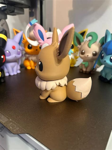 Eevee Chibi By Atseini Makerworld Download Free 3d Models