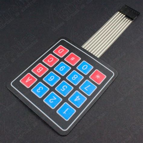 Teclado Matricial X Tipo Membrana VISTRONICA SAS
