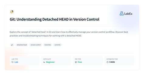 Git Understanding Detached Head In Version Control Labex