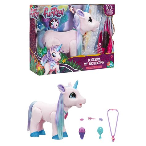 Furreal Talking Unicorn Plush Toy Blossom My Bestiecorn Interactivo