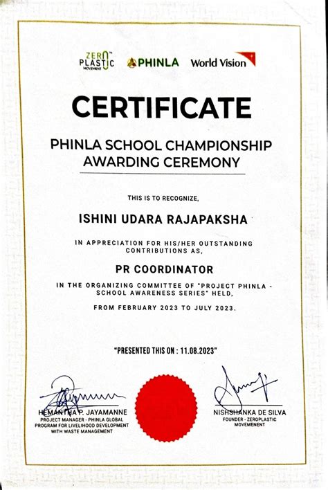 Ishini Rajapaksha On Linkedin Phinlaproject Sustainabledevelopment Communityengagement