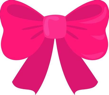 Pink Bow Vector Art Icons And Graphics For Free Download