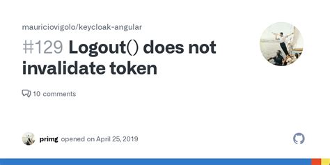 logout does not invalidate token · issue 129 · mauriciovigolo