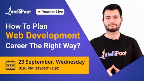 web development career web development salary web development basics intellipaat youtube