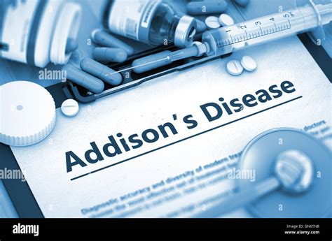 Addisons Disease Diagnosis Medical Concept Composition Of Med Stock