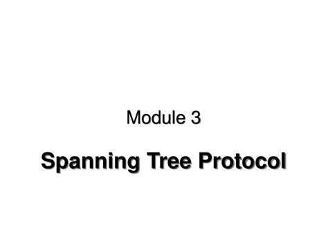 PPT Spanning Tree Protocol PowerPoint Presentation Free Download ID