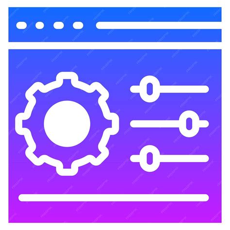 Premium Vector Control Panel Vector Illustration