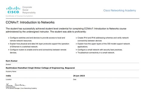 Karn Kumar On Linkedin Ccna