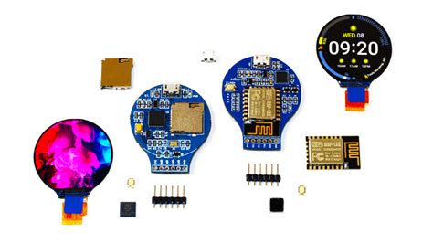 roundypi round lcd board based on rp2040 esp 12e onboard rp2040 1 28 lcd 240 x 240