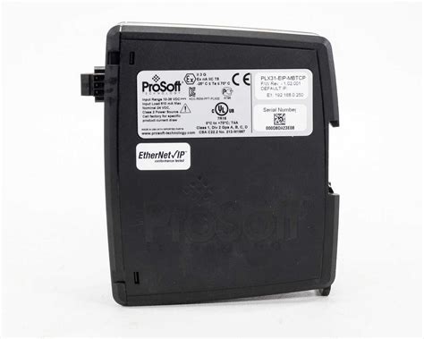 Prosoft Technology Plx31 Eip Mbtcp Ethernet Ip To Modbus Tcp Gateway