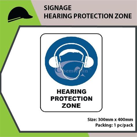 Signage Hearing Protection Zone Shopee Malaysia