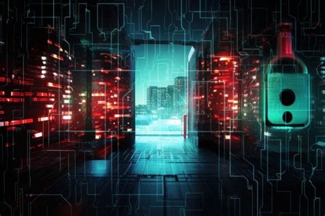 Premium Ai Image Vigilant Cyber Security Digital Data Key Generate Ai