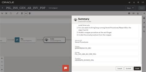 how to generate pdf using oic and bi report by fetching data from oracle paas db