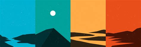 벡터 그림입니다 중국 중반 세기 현대 스타일입니다 70년대 복고풍 그래픽 그런지 질감 미니멀리스트 풍경 세트입니다 추상적인 도형 엽서 책 표지 잡지 전단지 포스터 디자인