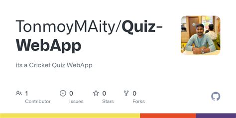 Github Tonmoymaityquiz Webapp Its A Cricket Quiz Webapp