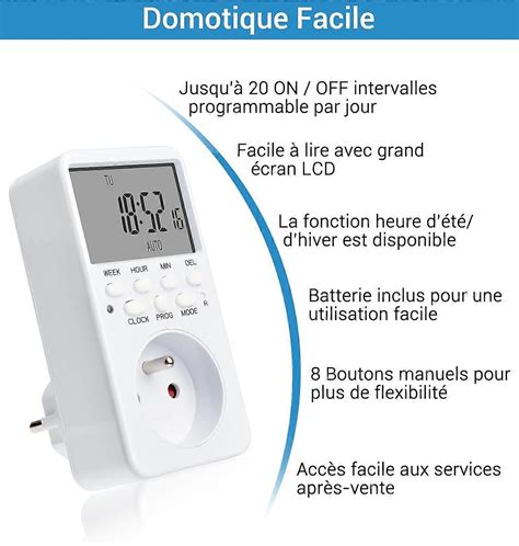 Digital Programmable Socket Weekly Electric Socket Timer With 20