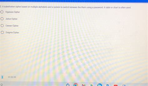 Substitution Cipher Based Multiple Alphabets System To Switch Them
